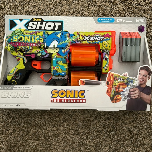 Nerf | Toys | Rare Sonic The Hedgehog Nerf Gun | Poshmark